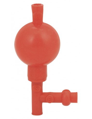 Pipette Filler Bulb Type (Red) (Pk10)