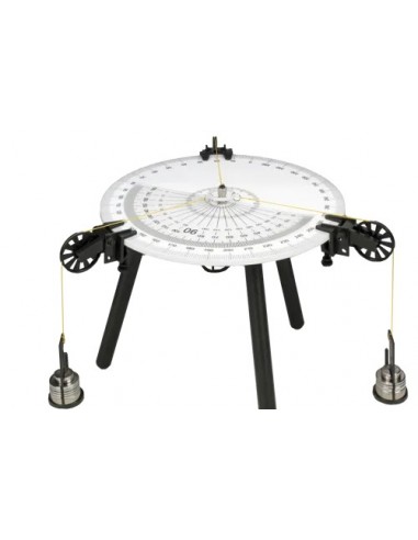 Force Table Kit c/w Pulleys & Slotted Mass Sets
